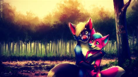 1224x1224 Resolution Furry Couple Anime Art 1224x1224 Resolution