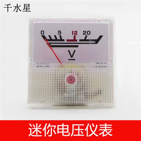迷你电压仪表 Diy模型制作实验电压表 电压测试 趣味电子模型配件 其他电子材料 趣味电路 千水星 Diy