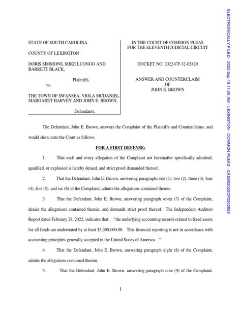 Lawsuit Pdf Defamation Complaint