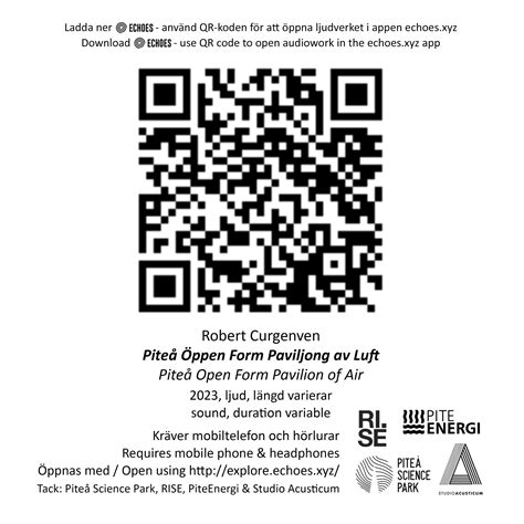 Piteå Open Form Pavilion Of Air Piteå Öppen Form Paviljong Av Luft Walk · Listen · Create