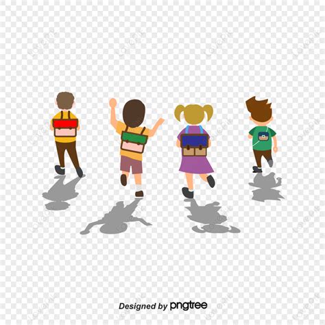 학생 유치원 일러스트포스터쾌활한젊은 Png 일러스트 무료 다운로드 Lovepik