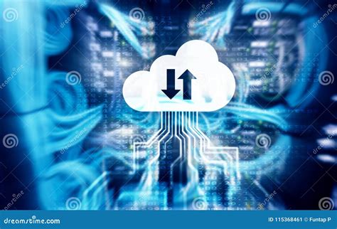 Cloud Technology Networking Data Storage I Stock Image Image Of