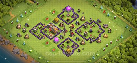 Farming Base Th7 With Link Anti Everything Clash Of Clans 2023 Town Hall Level 7 Base Copy