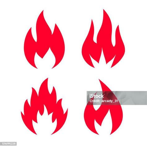 火焰剪影向量圖示向量圖形及更多側影圖片 側影 光 剪裁圖 Istock
