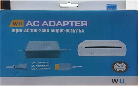 Nintendo Wii U Console Charger Ac Adapter Power Supply Replacement Ac