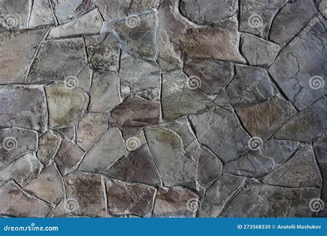 Building Wall Cladding Facing Tiles Of Various Shapes Royalty Free