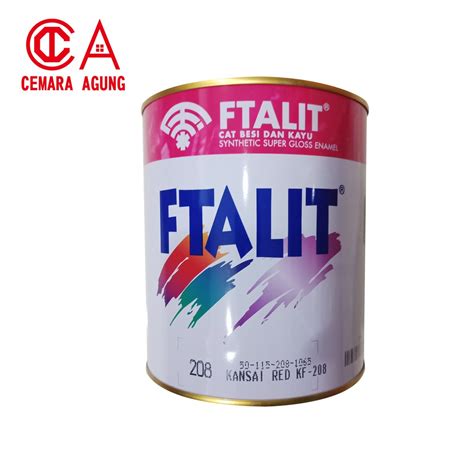 Jual Cat Minyak Ftalit Red Merah Kf 208 Shopee Indonesia