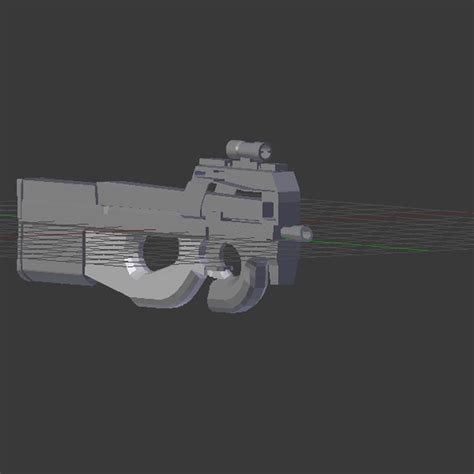 3d P90 Model