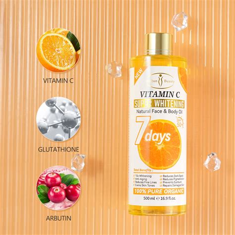 Aichun Beauty 7 Days Whitening Face And Body Oil With Spf50 For Daily