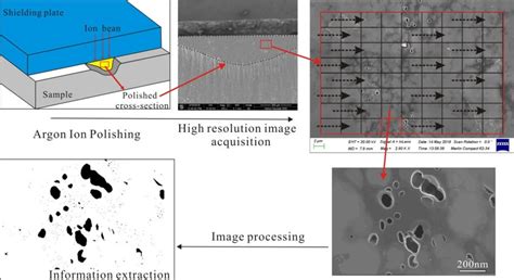 a step wise method of high resolution fe sem imaging image processing