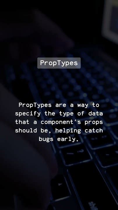 what are proptypes in react shorts reactjs youtube