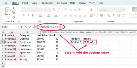How To Use Xlookup Excel Excel Step By Step Guide Examples