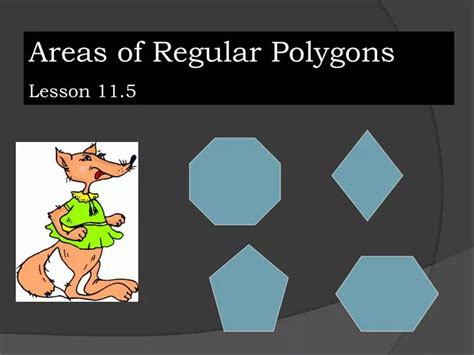 PPT Areas Of Regular Polygons Lesson PowerPoint Presentation Free Download ID