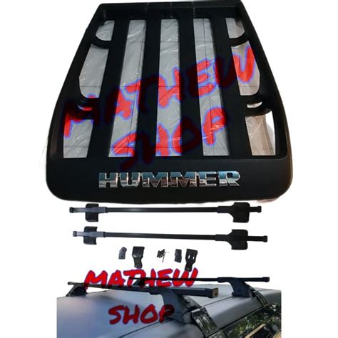 Jual Paket Roof Rack Roofrack Atap Mobil Hummer Dan Crossbar Jepit Body Appolo Pc Cross Bar