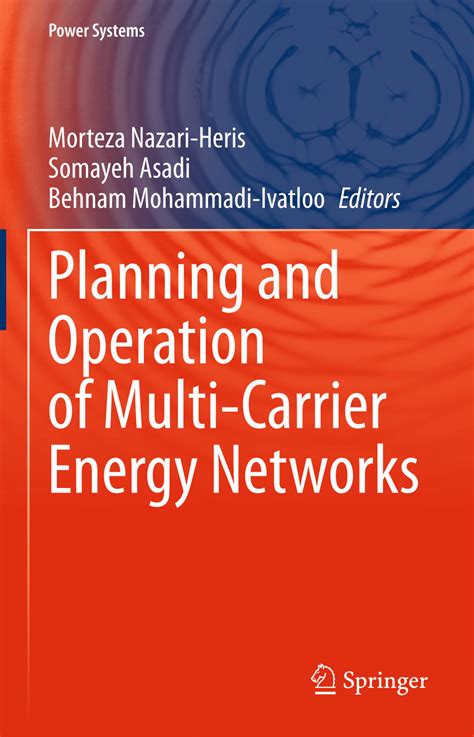 Pdf Planning And Operation Of Multi Carrier Energy Networks