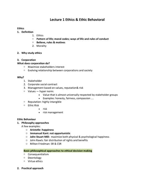 Lecture 1 Ethics Notes Warning Tt Undefined Function 32 Warning