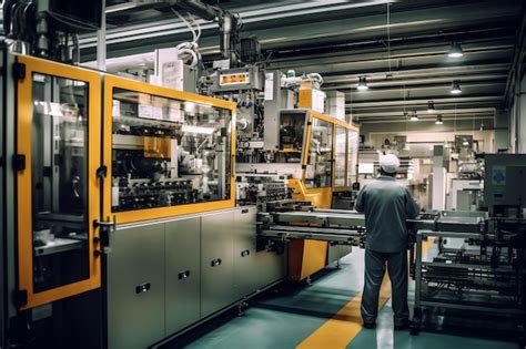 Generative Ai Manufacture Of Microwave Ovens Assembly Line Premium Ai