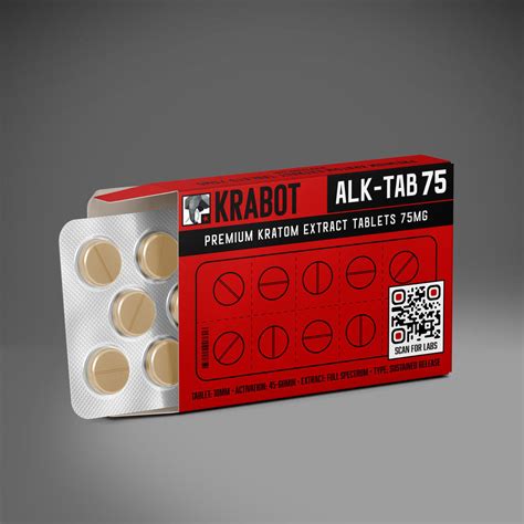 Kratom Extract Tablets 75mg Nanotabz