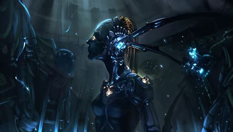 Обои girl cyborg девушка киборг робот для рабочего стола раздел