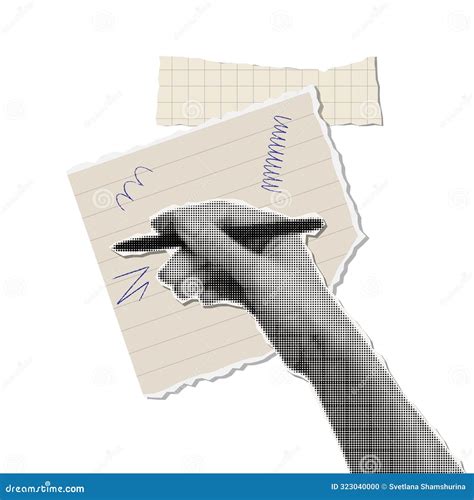 Scribbles On A Sheet Of Lined Paper Vector Illustration Cartoondealer
