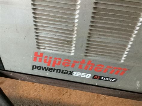Hypertherm Powermax 1250 Plasma Cutter Bigiron Auctions