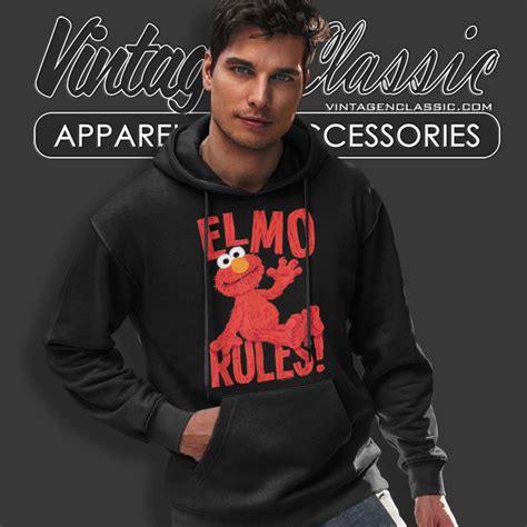 Sesame Street Elmo Rules Shirt Vintagenclassic Tee