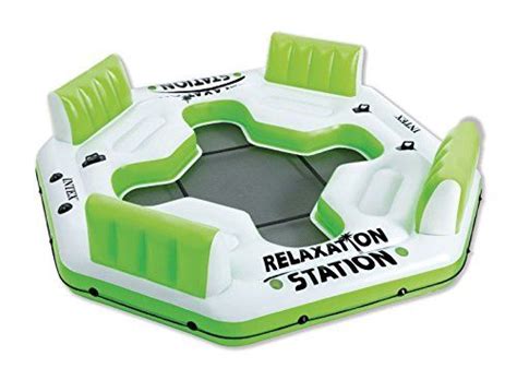 Intex Pacific Paradise Relaxation Station Water Lounge 4 Person River