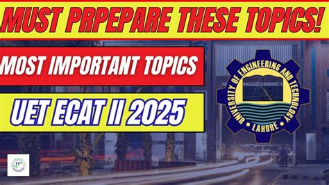 Uet Second Ecat Day 01 Analysis I Uet Second Ecat Important Topics I