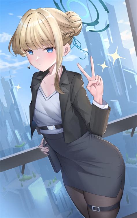 おはようミレニアム新入社員トキちゃん BlueArchive ブルアカ 飛鳥馬 ニ将軍ニ新刊原稿中のイラスト