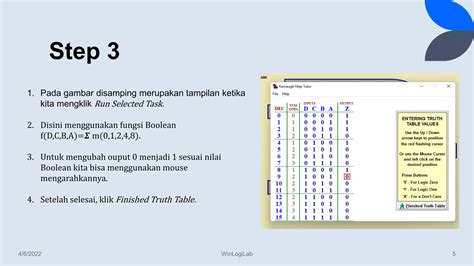 Karnaugh Map Dan Gerbang Logika Pada Winlogilab Pptx