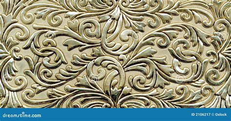 Golden Texture With Overlapping Fine Spiral Shapes Decorative Metallic