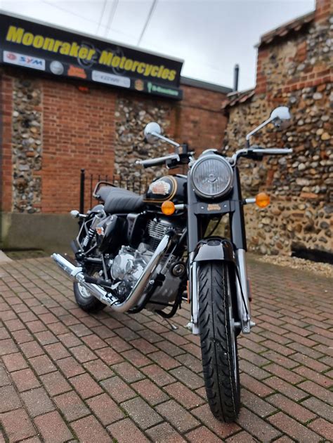 Royal Enfield Bullet 350cc Black Pre Reg 74 Plate Moonraker Motorcycle