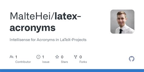 github maltehei latex acronyms intellisense for acronyms in latex