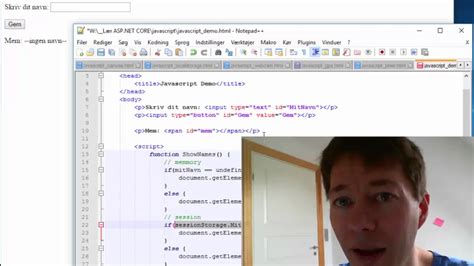 Lær Web Programering 19 Html5intro Js Storage Youtube