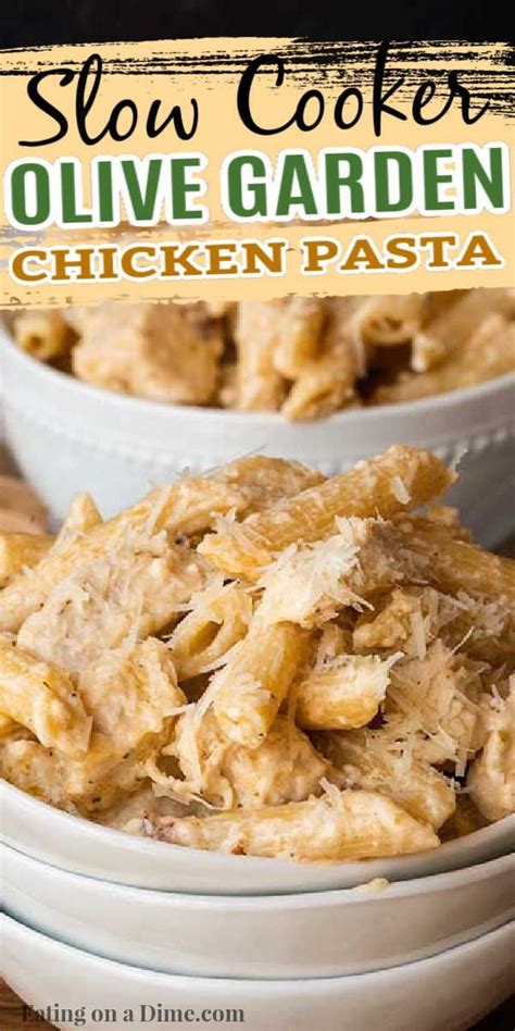 Enjoy Creamy And Delicious Crock Pot Olive Garden Chicken Alfredo Pasta