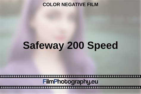 Safeway 200 Speed Development Information Formats