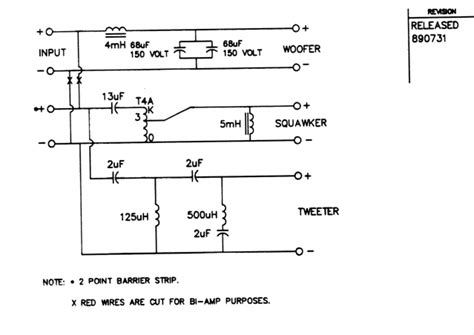 Klipsch Crossover Schematic