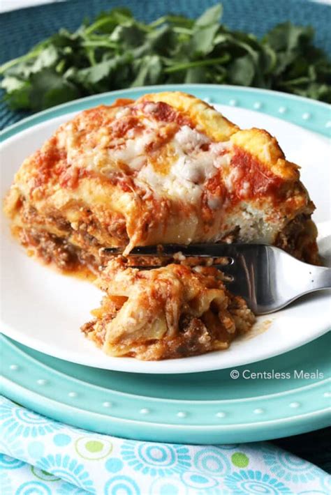 Cheesy Crock Pot Lasagna Recipe The Shortcut Kitchen