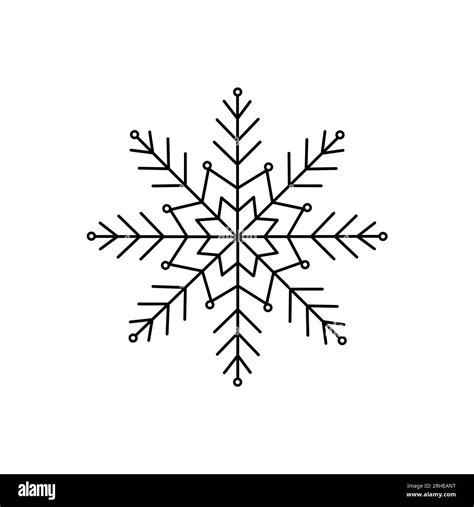 Simple Snowflake Drawing Simple Snowflake Drawing