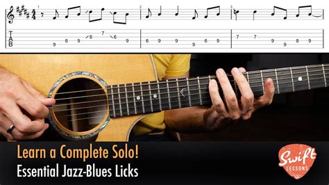 Learn A Complete Jazz Blues Guitar Solo 8 Hot Licks And How They Work