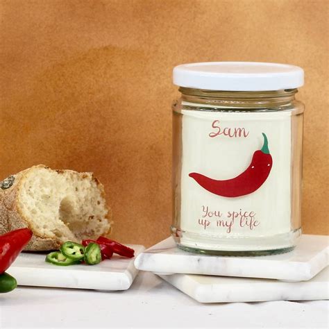 Personalised Hot Chilli Jar By Beecycle