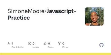 Simone Moore On Linkedin Github Simonemoorejavascript Practice