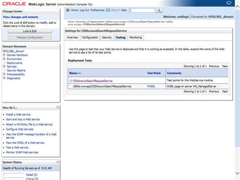 Configuring Weblogic Policy On Webservices