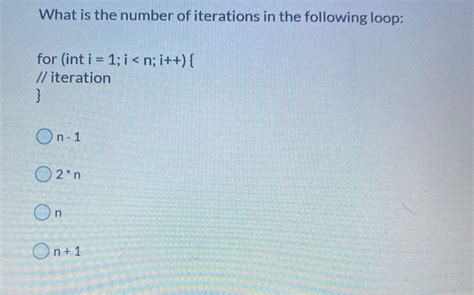 Solved The Following Loop Displays For Int I I