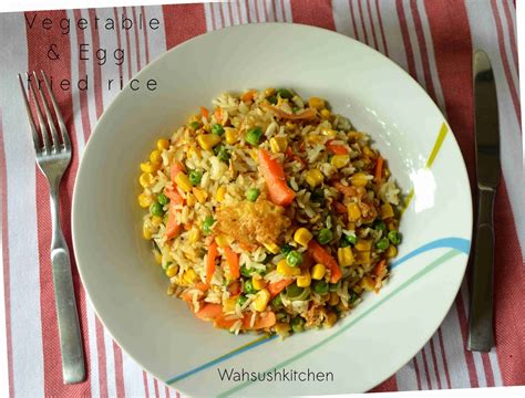 Wah Sush Kitchen Vegetable And Egg Fried Rice