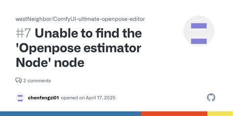 Unable To Find The Openpose Estimator Node Node · Issue 7