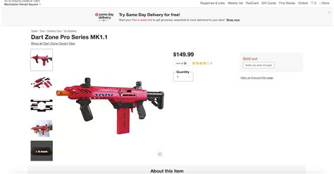Click Click BAMF NOT SOLD OUT Dart Zone Pro MK