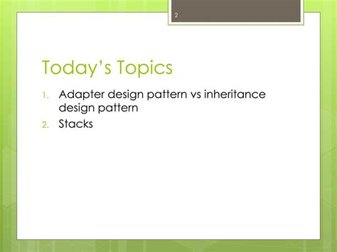 Ppt Understanding Design Patterns Of Inheritance And Adapter In Java Powerpoint Presentation