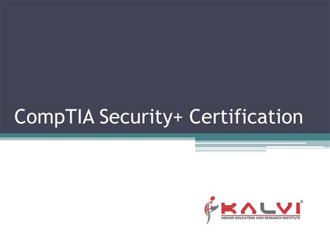 Ppt Comptia Security Certification Powerpoint Presentation Free Download Id8425937