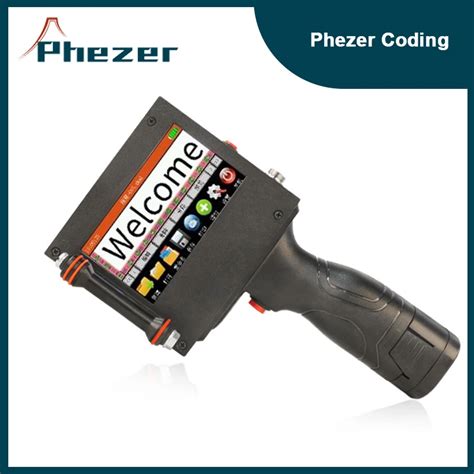 Phezer 50mm 라벨 프린터 P50 Qr 바 배치 코드 날짜 번호 로고 만료일 휴대용 잉크젯 프린터 25 개 언어 휴대용 Aliexpress
